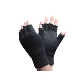 Heat Holders Herren Winter Warm 3.2 TOG Fleece gef&uuml;ttert Isolierte Fingerlose Handschuhe