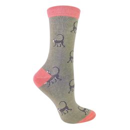 MISS SPARROW - Womens Novelty Animal Soft Bamboo Atmungsaktive Socken