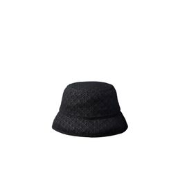 Fischerhut Calvin Klein "AOP WASHED CANVAS BUCKET", Damen, schwarz, Web, Baumwolle, unifarben, H&uuml;te, Regular fit mit Muster