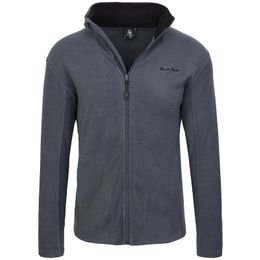 Rock Creek Fleecejacke Dunkelgrau