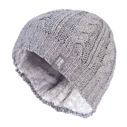 Heat Holders Thermische Fleece-gef&uuml;tterte Damen-Winterm&uuml;tze mit Zopfmuster