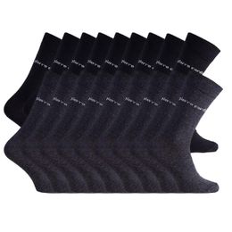Pierre Cardin Business-Socken 18 Paar in SCHWARZ (9x) und ANTHRAZIT (9x)