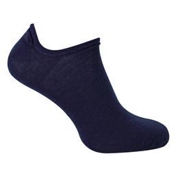 Herren Merinowolle Low Cut Socken | Steven | No Show Warm Footsies Socken - Navy