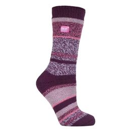 Heat Holders - Gemusterte warme Damen-Winter-Thermosocken 4-8 UK