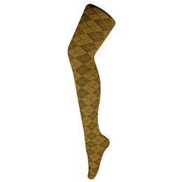 Sock Snob - Farbige 80 Denier blickdichte Damenstrumpfhose - Argyle