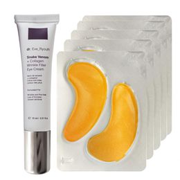 dr. Eve_Ryouth 24K Gold + Antioxidantien Hydratisierende Augenbehandlungen Pads + Schlangengift + Kollagen Faltenf&cedil;ller Augencreme 15