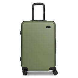 Trolley SMARTBOX "Edition 05 4 Rollen Trolley 66 cm", Gr. 69 l, oliv, ABS, Koffer