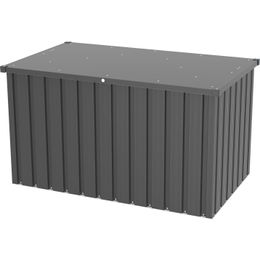 Aufbewahrungsbox Tepro "Universalbox Store Medium", grau (anthrazit), B:131,8cm H:72,7cm T:79,4cm, Metall, Aufbewahrungsboxen, Aufbewahrungsbox, BxTxH: 131,8x79,4x72,7 cm