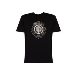 Les Hommes T-Shirt Luxury Logo Herren schwarz