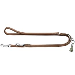 Hunter Verstellbare F&uuml;hrleine Portofino taupe/t&uuml;rkis / 20/200