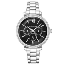 Silber und Schwarz Aria Quartz 40mm