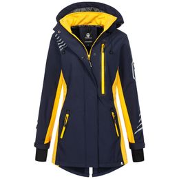 Rock Creek Softshellmantel Navy
