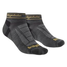 Bridgedale - Mens Running Ultralight Merino Low Socken - Gunmetal