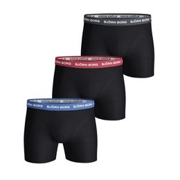 Bj&ouml;rn Borg Bj&ouml;rn Borg - 3 Paar Herren Cotton Rich Comfort Stretch Fit Boxershorts - Schwarz Mix