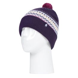 Heat Holders - Damen / Frauen gestrickte Beanie Bommelm&uuml;tze mit Pom Pom
