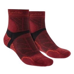 Bridgedale - Leichte Herren Laufsocken aus Merinowolle - Rot