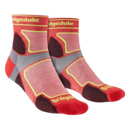 Bridgedale - Herren Trail Running Ultraleicht T2 Coolmax Sport 3/4 Crew Socken - Rot