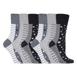 Gentle Grip - 6 Paare Damen Gentle Grip nicht elastische Socken - GG99