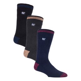 Heat Holders - 3er-Pack Multipack Herren Isolierte Thermosocken f&uuml;r den Winter - Block Twist