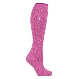 Heat Holders Damen-Thermosocken mit langem Bein, verst&auml;rkt, 2,9 TOG, Outdoor-Merinowolle-Thermosocken f&uuml;r den Winter, Rosa