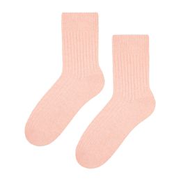 Damen-Kleidsocken aus Wolle | Steven | Atmungsaktive warme Socken f&uuml;r Damen in Hellrosa