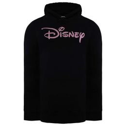 Disney Plain Logo Damen Schwarz Hoodie