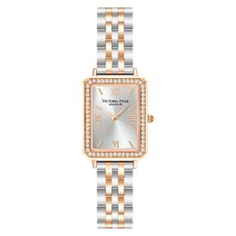 VICTORIA HYDE Westminster Uhr in Silber Ros&eacute;gold