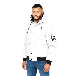 CrossHatch - "Milwaka" Jacke f&uuml;r Herren (Grau/Rosa)