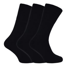 Bambus-Thermo-Socken f&uuml;r den Winter | THMO | Herren- und Damengr&ouml;&szlig;en | Warme dicke Bambus-Socken - Schwarz