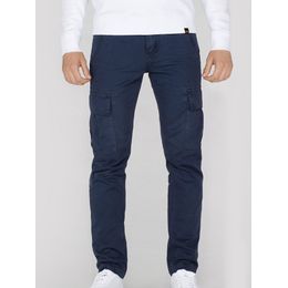 Alpha Industries Herren Agent Slim Cargo-Hose in Dunkelblau
