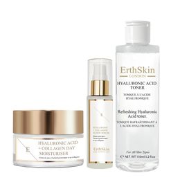 25. Erfrischende Hyalurons&auml;ure Toner 150ml + Hyalurons&auml;ure & Collagen Serump - 60ml + Hyalurons&auml;ure & Collagen Tagcreme 50ml