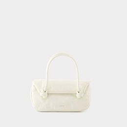 Knot Sm Schultertasche - Jil Sander - Leder - Beige