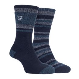 Farah - 2er-Pack Herren-Thermo-Walking-Socken | Ideal f&uuml;r Outdoor-Winter-Trekking & Wandern