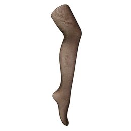 Netzstrumpfhose f&uuml;r Frauen mit Glitzer | Sock Snob | Gl&auml;nzend | Hohe Taille - Gold