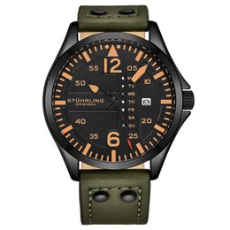 Khaki Gr&uuml;n Aviator Quarz 44mm