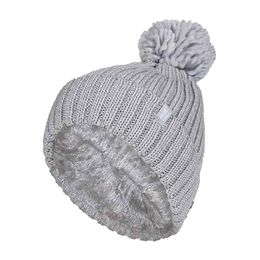 Heat Holders Ladies Ribbed Cuffed Thermal isoliert Winter Pom Pom Bommelm&uuml;tze
