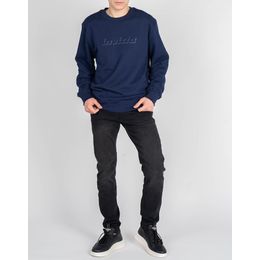 Invicta Sweatshirt C-Ausschnitt Herren Blau