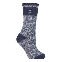 Heat Holders W&auml;rmehalter - Damen Thermosocken f&uuml;r den Winter | Outdoor & Indoor Socken | Kuschelig & Flauschig | Geschenke f&uuml;r Frauen - Soft Navy (Sydney)