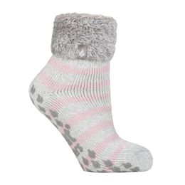 Heat Holders rutschfeste, flauschige Thermo-Slipper-Socken f&uuml;r Damen