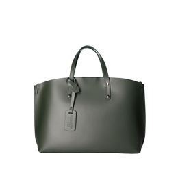 Gave Lux Schultertasche Frauen L135 GREEN BOTTLE