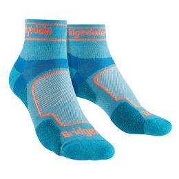 Bridgedale - Womens Running Ultralight Sport Low Socks- Blau