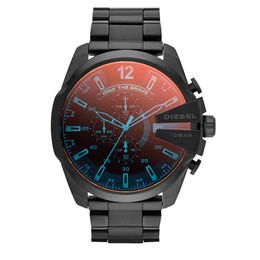 Diesel Mega Chief Schwarz Herren Armbanduhr DZ4318