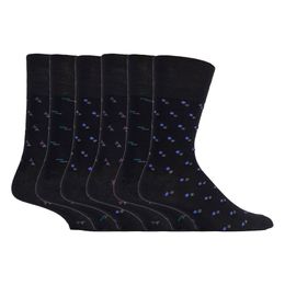 Sock Shop Gentle Grip - 6 Paar nicht elastische Bambus-Socken f&uuml;r Herren - SOMRM03