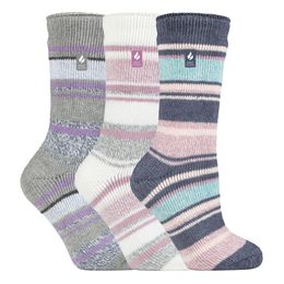 Heat Holders - 3er-Pack Multipack Damen Isolierte Thermo-Socken f&uuml;r den Winter - Provence