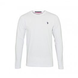 U.S. Polo Assn. Langarmshirts in Wei&szlig;