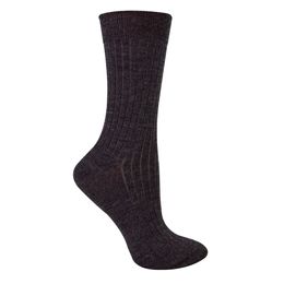 Damensocken aus Merinowolle | Steven | Dicke Outdoor-Stiefelsocken f&uuml;r Damen in Dunkelgrau
