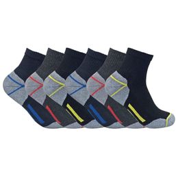 Herren gepolstert Baumwolle Low Cut Kn&ouml;chel Arbeit Socken f&uuml;r Stahl Toe Stiefel