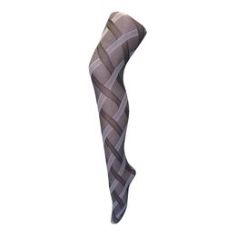 Sock Snob - Farbige 80 Denier blickdichte Damenstrumpfhose - Cable