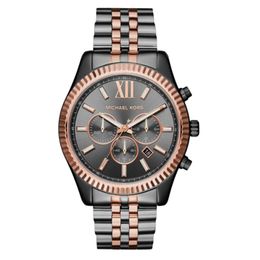 Michael Kors Herrenuhr Quartz Schwarz Gold Rose