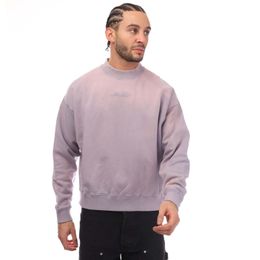 Off-White Soli Color LAUNDRY Rundhals-Sweatshirt in Violett